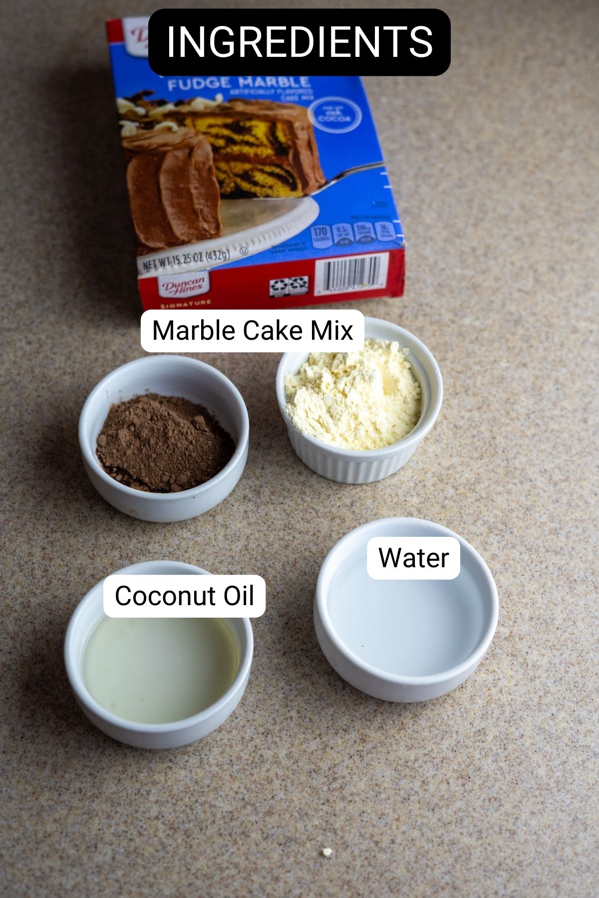 Marble Mug Cake